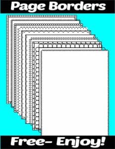 Page Borders PDF – Free Printable Borders for Teachers (20+ Cute Designs)
