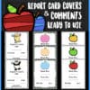 Report card envelope covers and comments - Creative Resources, Free ...