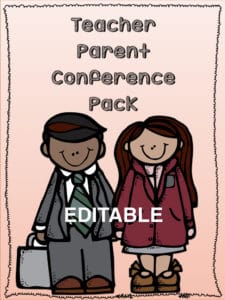 Parent-Teacher Conference Pack - Creative Resources, Free Printables ...