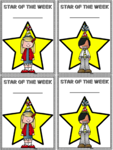 EDITABLE Star of the Week Set - Creative Resources, Free Printables ...