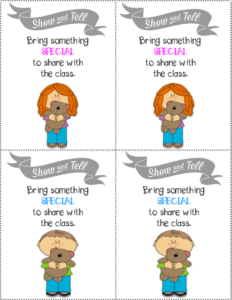 EDITABLE Show and Tell bundle - Creative Resources, Free Printables ...