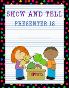 EDITABLE Show and Tell bundle - Creative Resources, Free Printables ...