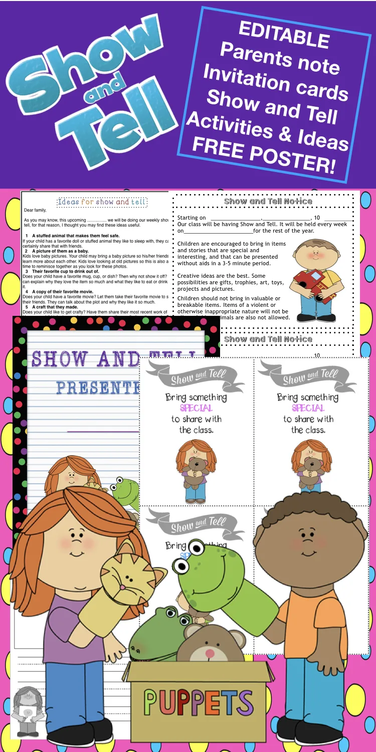 3 Show And Tell Speech Template