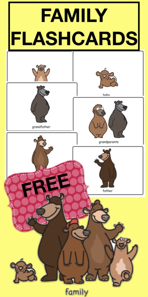 Family Vocabulary Game – Free Printable for ESL and Early Learners