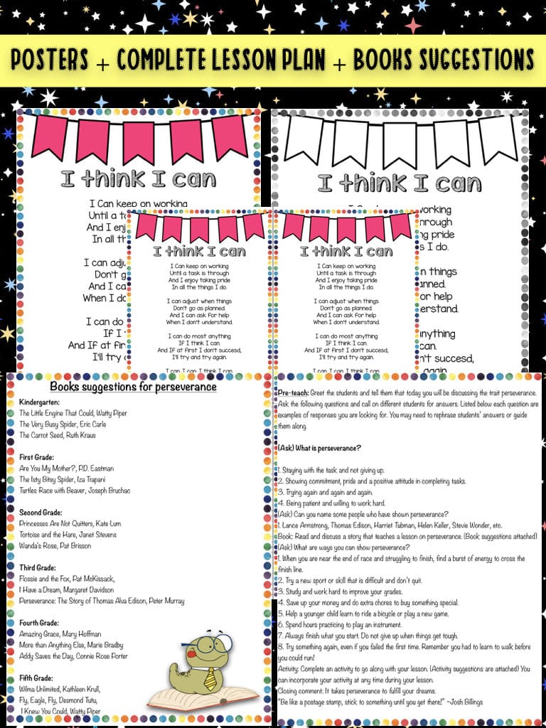 I think I can- Growth Mindset Poster. - Creative Resources, Free ...