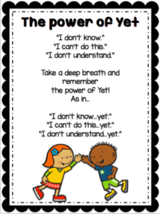 Poster- The power of Yet - Creative Resources, Free Printables ...