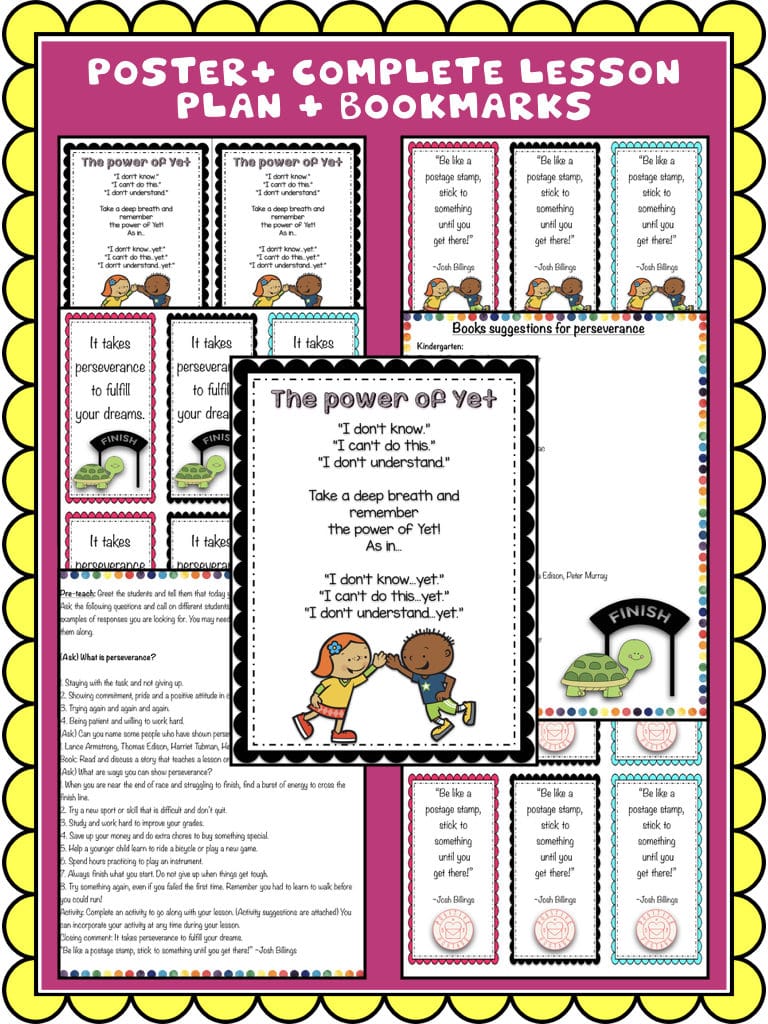 Poster- The power of Yet - Teaching Material by MB