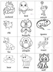 FREE- Set of Animals Flashcards - Creative Resources, Free Printables ...