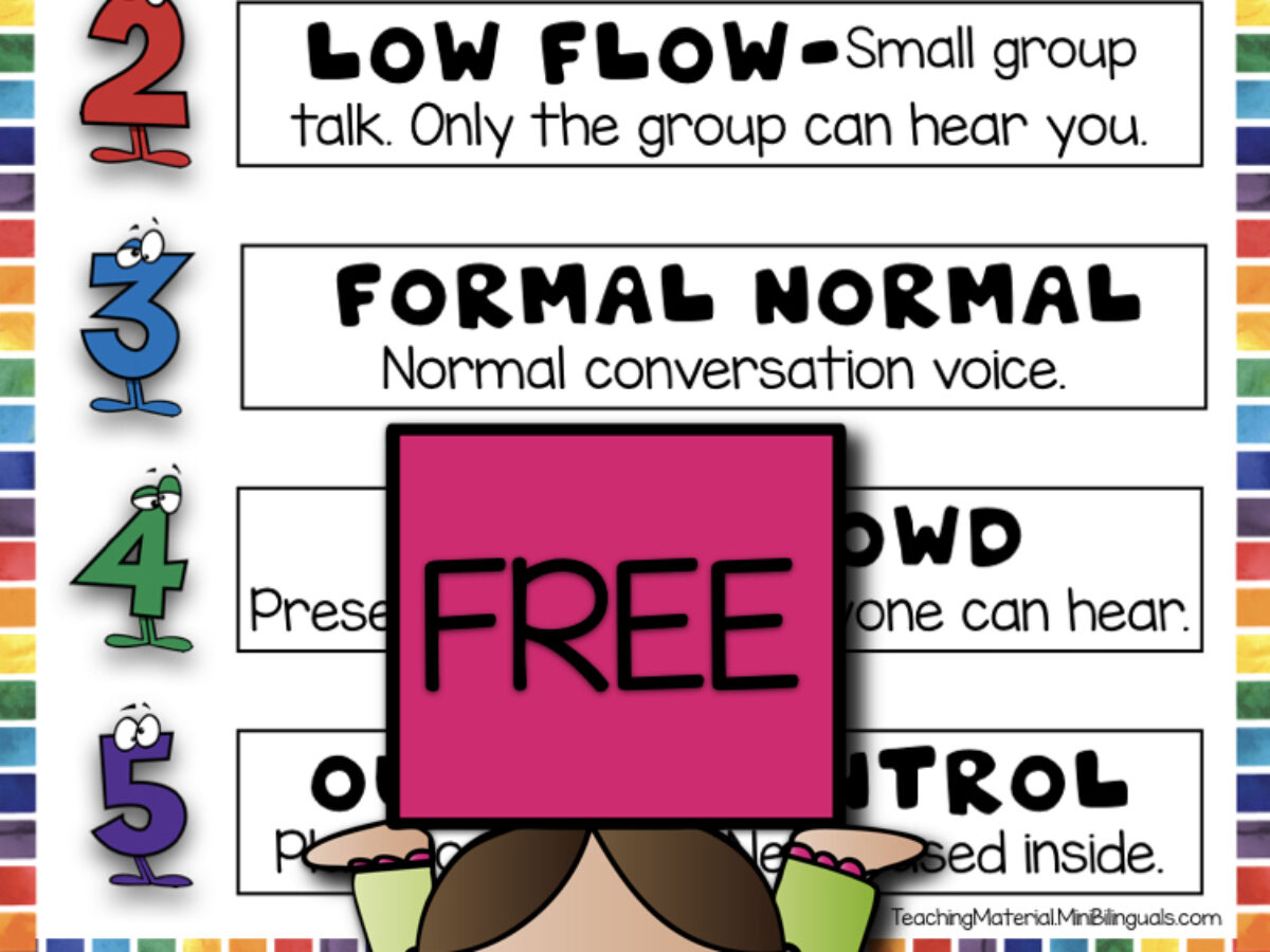 Classroom Volume Chart Classroom Volume Level Chart | TPT