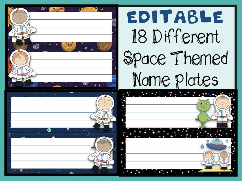 EDITABLE name plates - Creative Resources, Free Printables & English ...