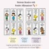 8 Snoopy & Friends Bookmarks with Growth Mindset phrases