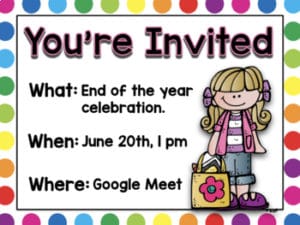 Editable - 5 End of the year Virtual celebration Invitations - Creative ...