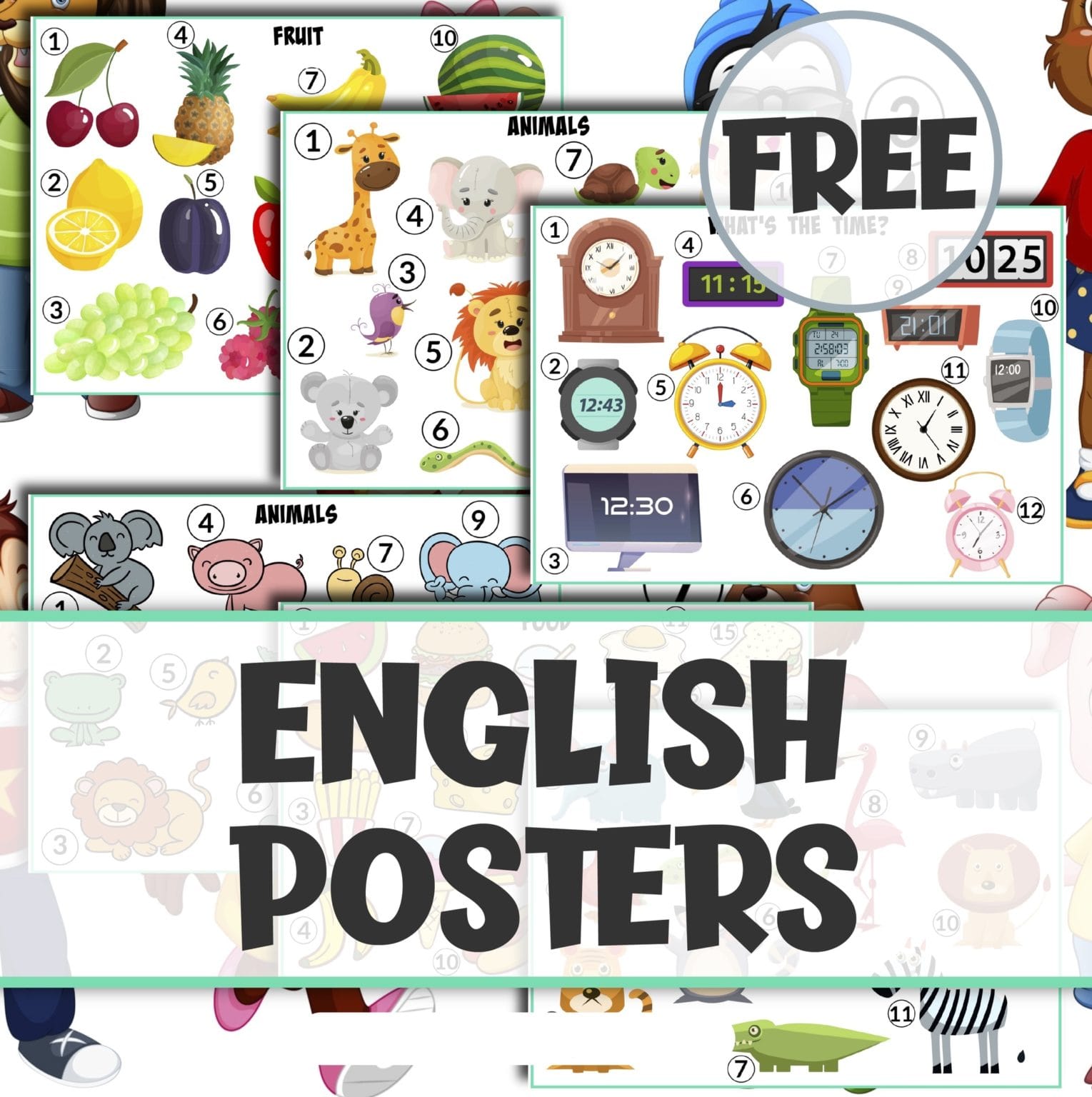 FREE- English Posters - Creative Resources, Free Printables & English ...